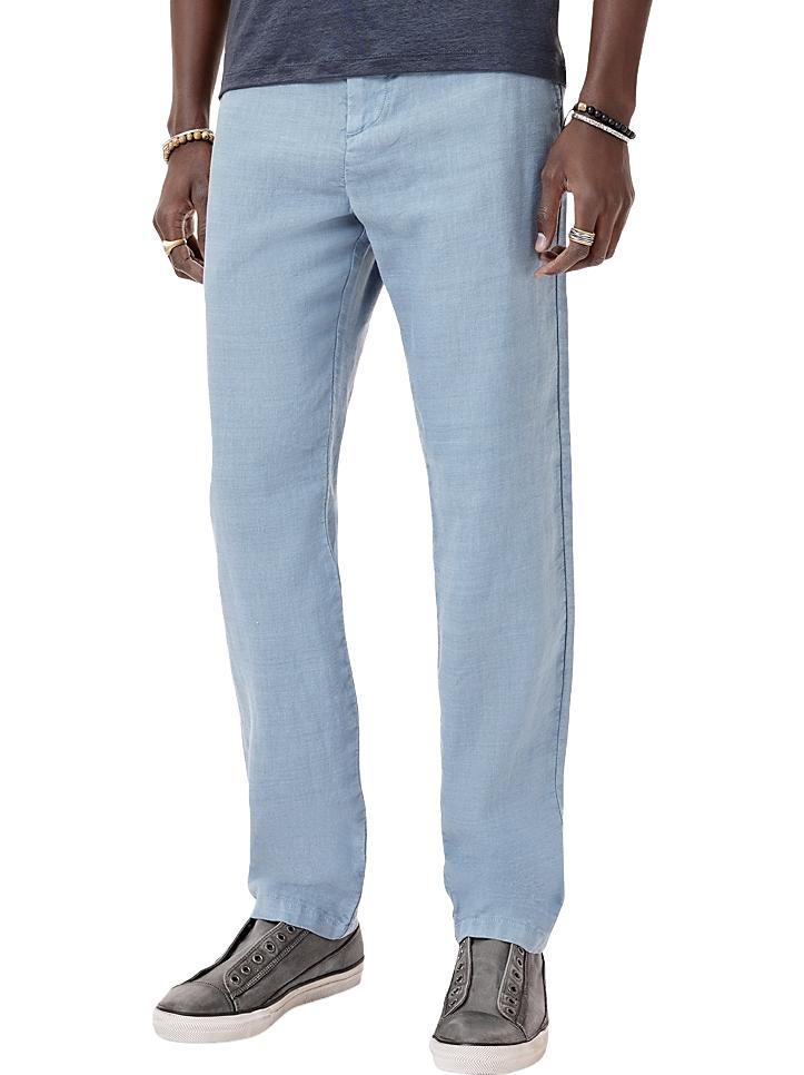JOHN VARVATOS Flint Linen Blend Flared Leg Pants
